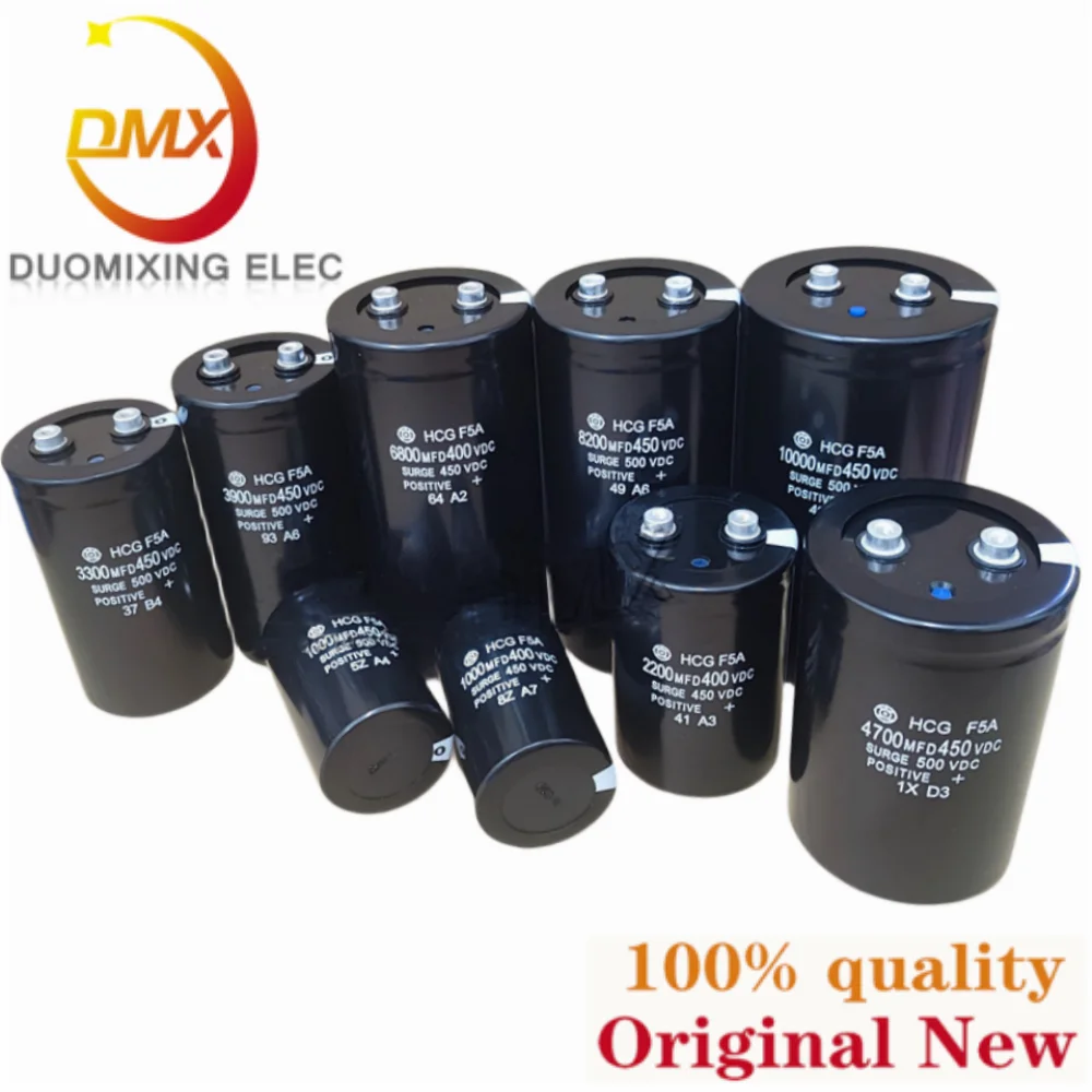 HCG-F5A-1000UF-2200UF-3300UF-3900UF-4700UF-5600UF-6800UF-8200UF-10000UF ...