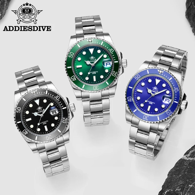 ADDIESDIVE-Business-Leisure-Stainless-Steel-Watch-Man-In-Europe-America ...