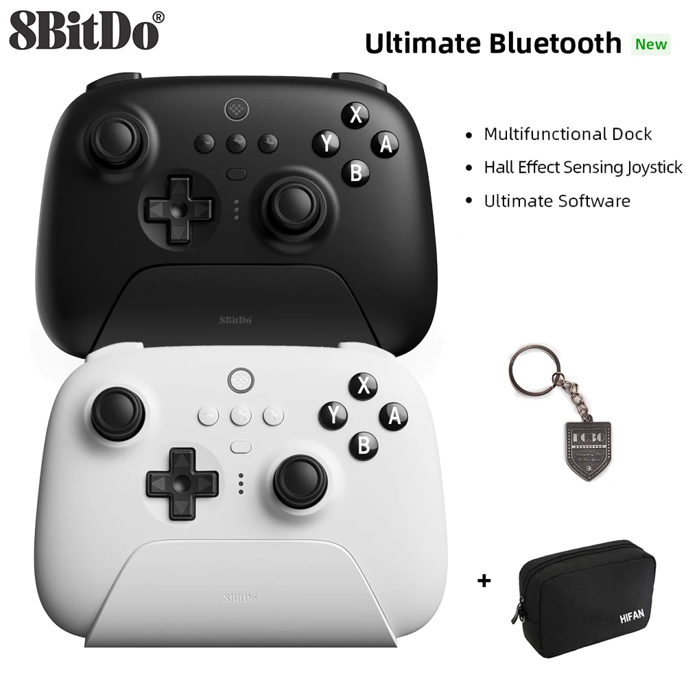 8bitdo - Ultimate Wireless Bluetooth Gaming Controller With Charging ...