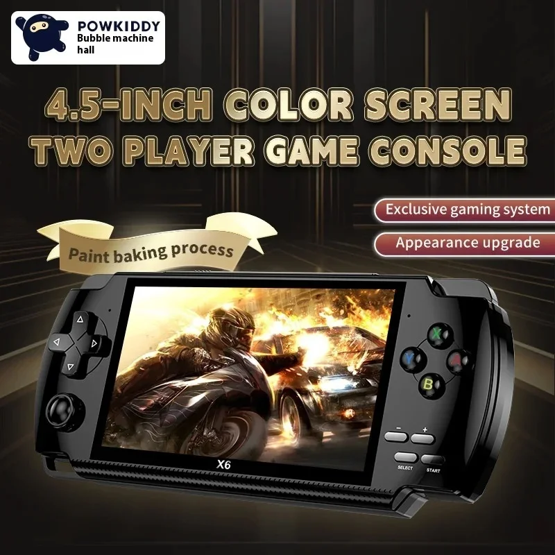 Consola-de-juegos-Arcade-X6-videoconsola-port-til-de-128-bits-Psp-Gba ...