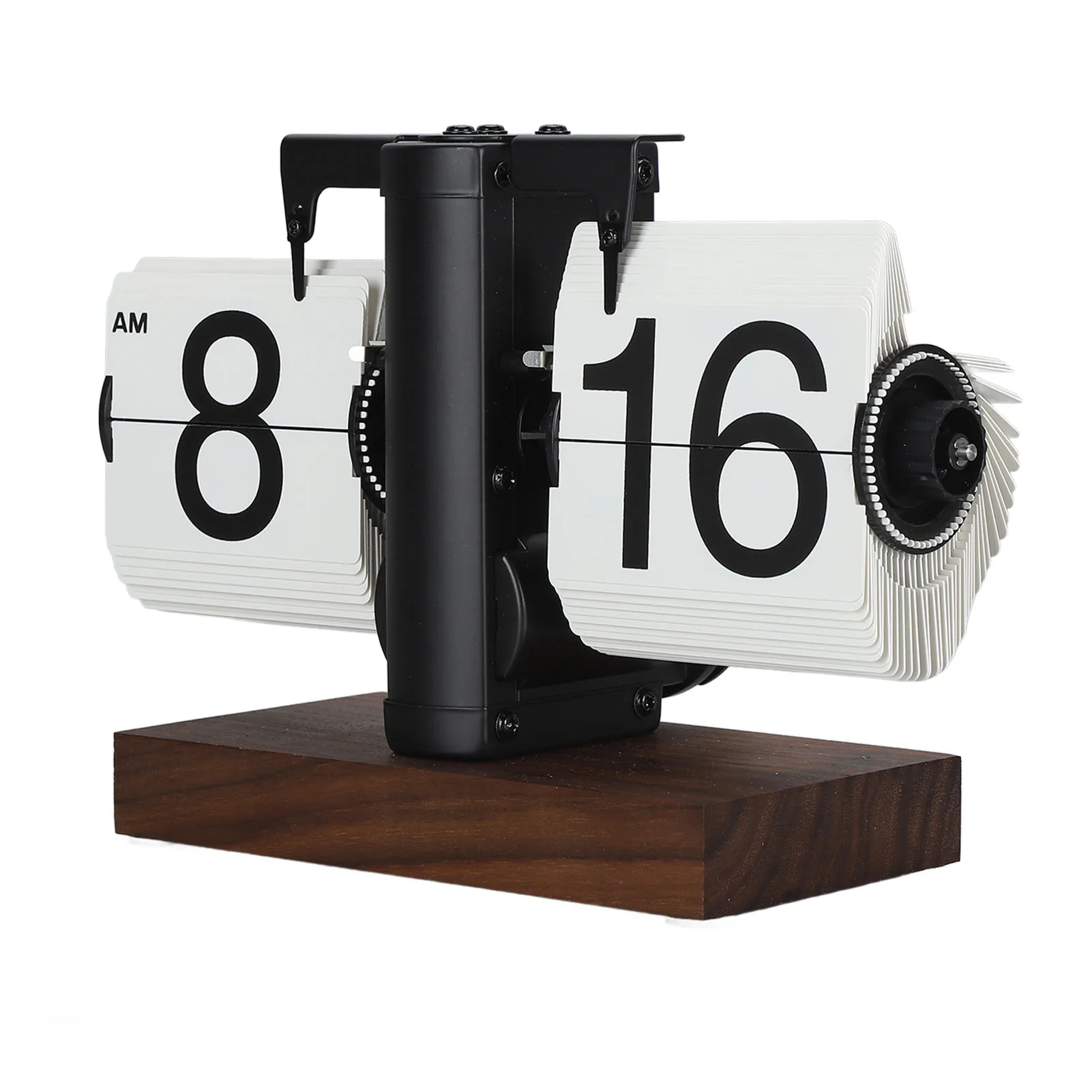 Digital-Flip-Clock-12-Hours-Single-Sided-Large-Number-Automatic-Retro ...
