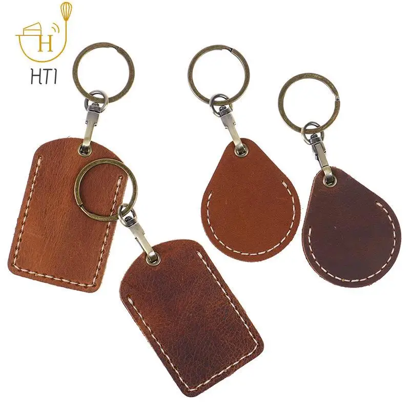 Vintage-Leather-Key-Case-Keychain-Doorlock-Access-Control-Tags-Keyfob ...
