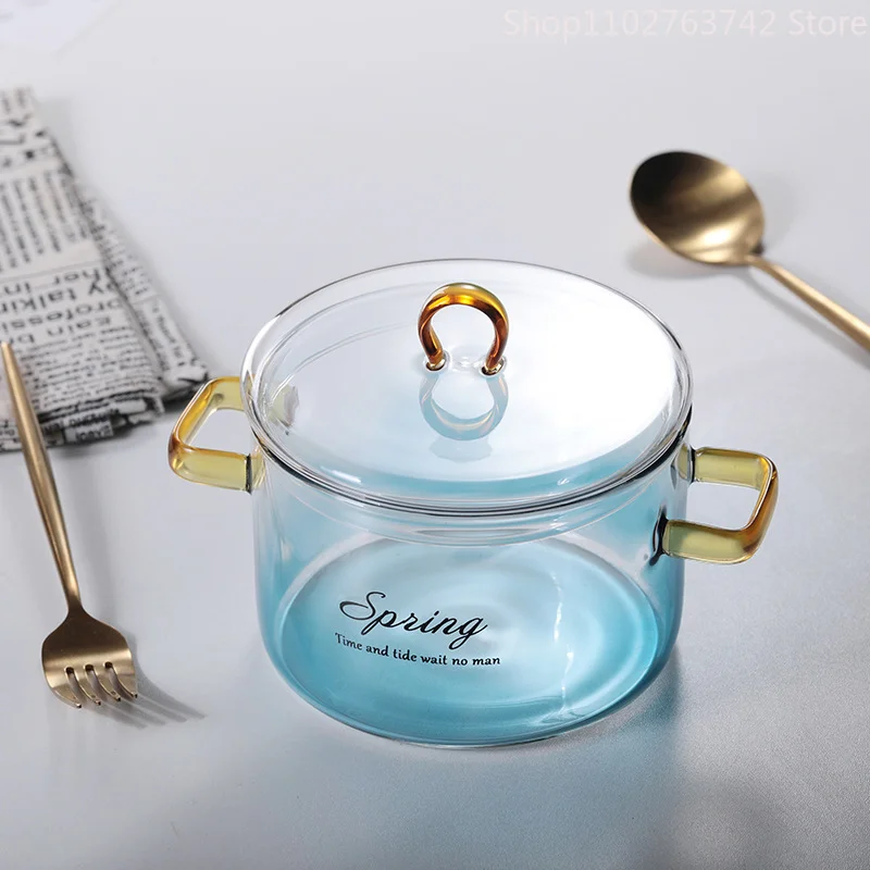 Household-Large-Capacity-Glass-Cooking-Pan-High-Borosilicate-Glass ...