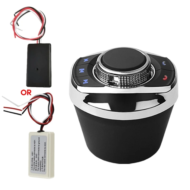 Wireless-Remote-Steering-Wheel-Control-Button-for-Multimedia-System-Car ...