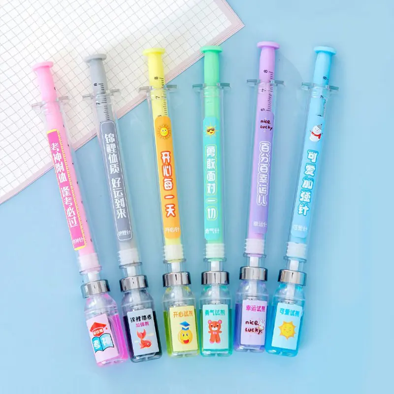 100Pcs-Vaccine-Shape-Gel-Pens-Needle-Syringe-Gel-Pen-Signature-Pens-0 ...