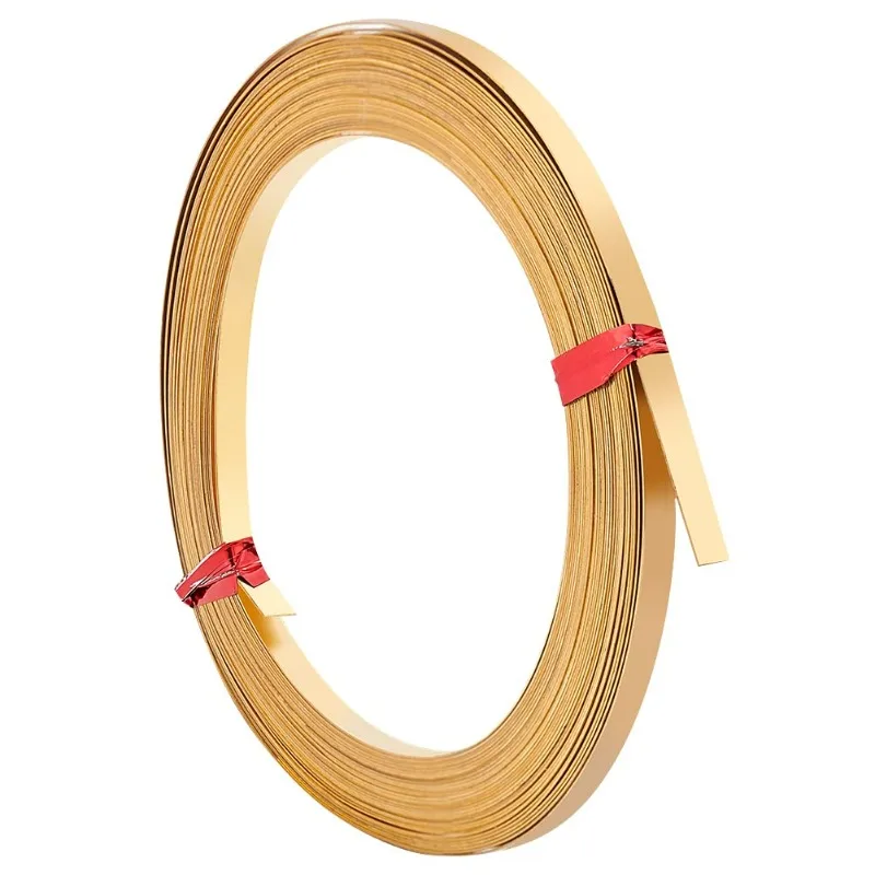 19.7 Ft 30Gauge Brass Flat Bezel Wire, 3mm Wide Flat Craft Wire Jewelry ...