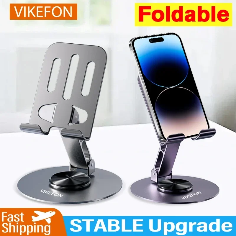 VIKEFON-Mobile-Rotatable-Phone-Holder-Bracket-For-iPhone-iPad-Tablet ...