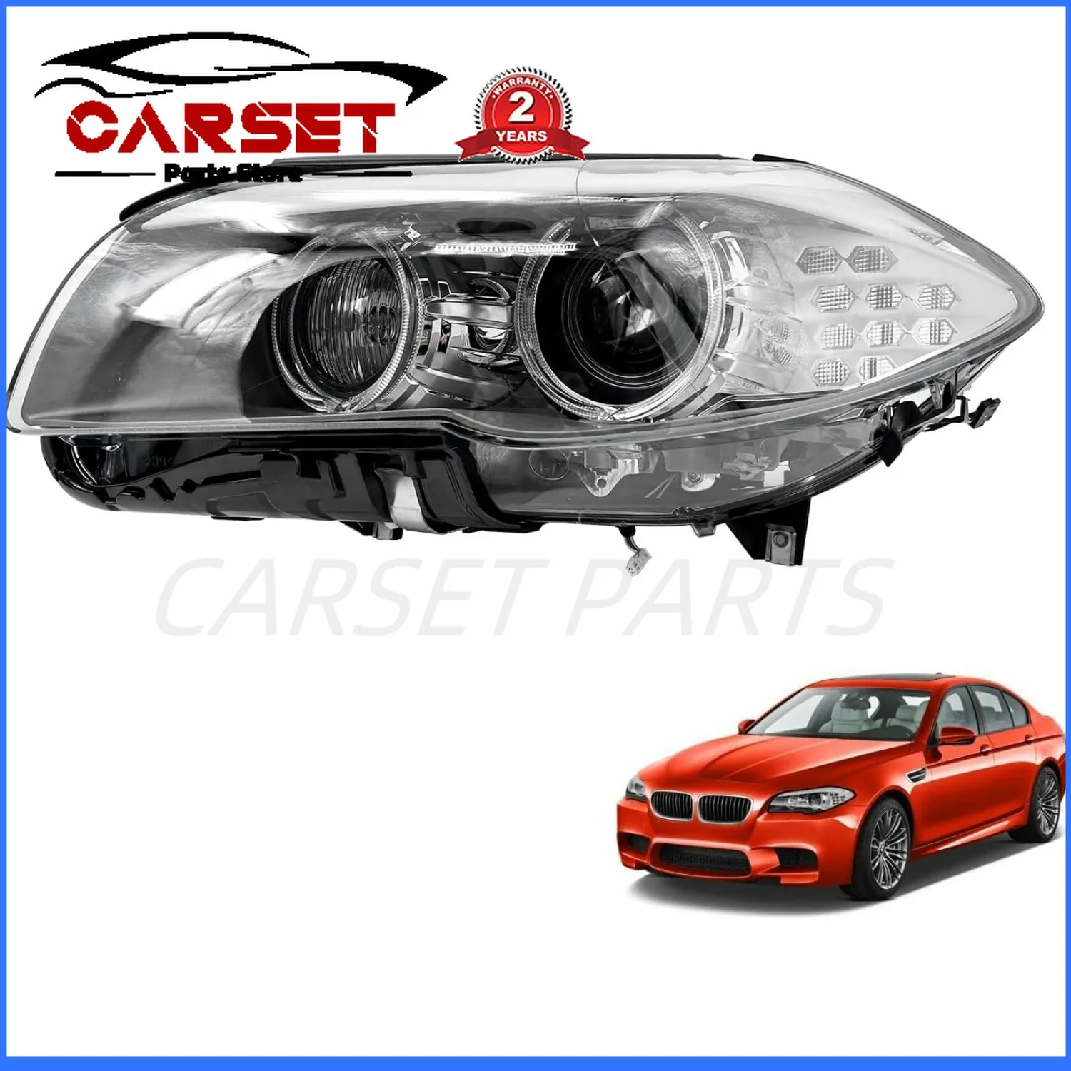 Headlight-Adaptive-for-BMW-5-Series-F10-F18-2011-2013-WithTMS-Control ...