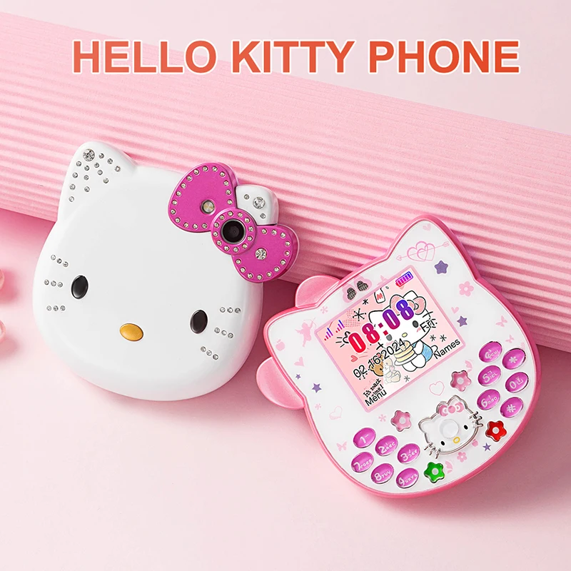 Kitty-Music-Phone-Flip-Phone-Dual-Sim-Lovely-Student-Phone-Fashionable ...