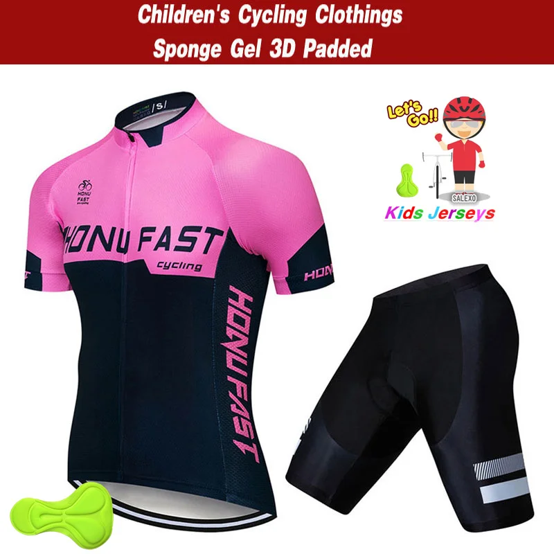 Kids-Cycling-Jersey-with-Shorts-Sets-Summer-Cycling-Set-Children-Bike ...