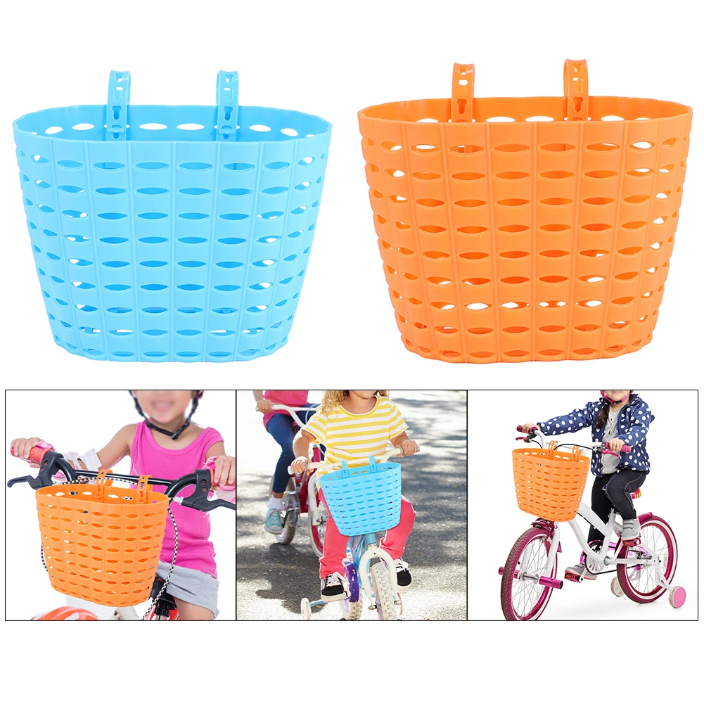 Bicycle Basket Kids Plastic Basket Panniers Bike Carrying Storage ...