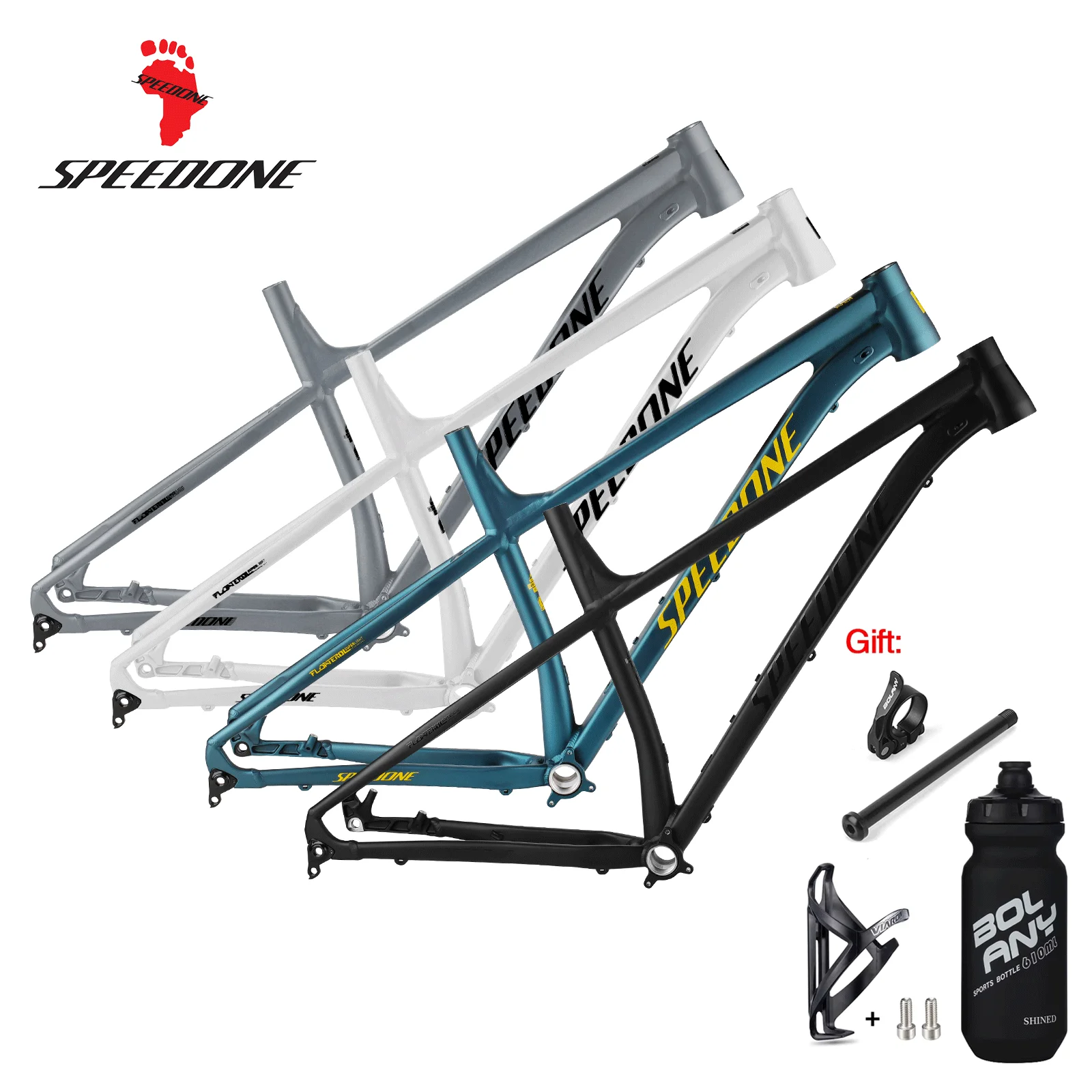 SPEEDONE Racetrack Bike Frame 29inch Ultralight Aluminum Alloy Mountain ...