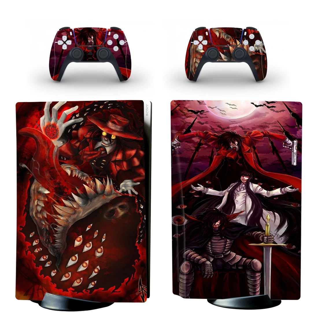 Anime-Hellsing-PS5-Disc-Skin-Sticker-Protector-Decal-Cover-for-Console ...