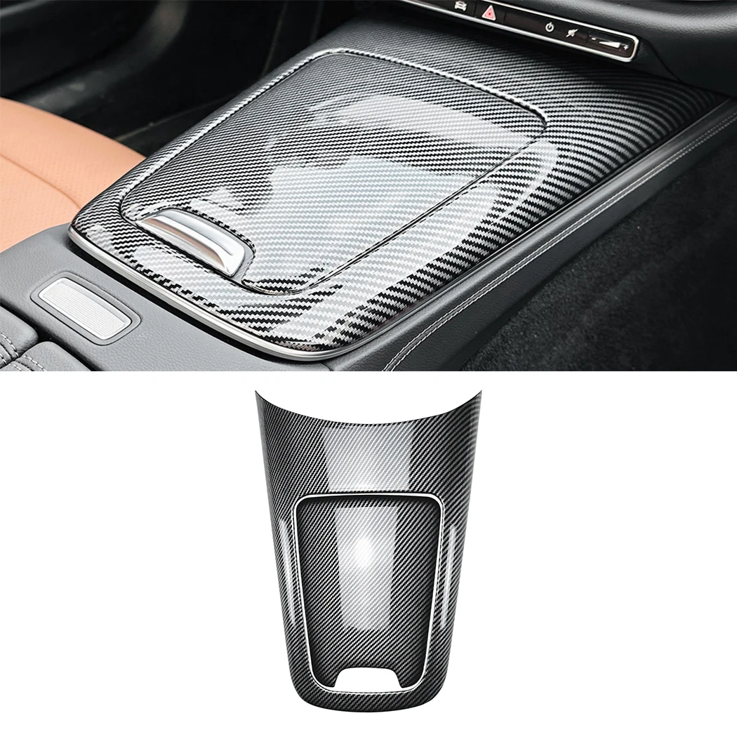 Gear-Shift-Storage-Box-Cigarette-Lighter-Cover-Trim-For-Mercedes-Benz-E ...