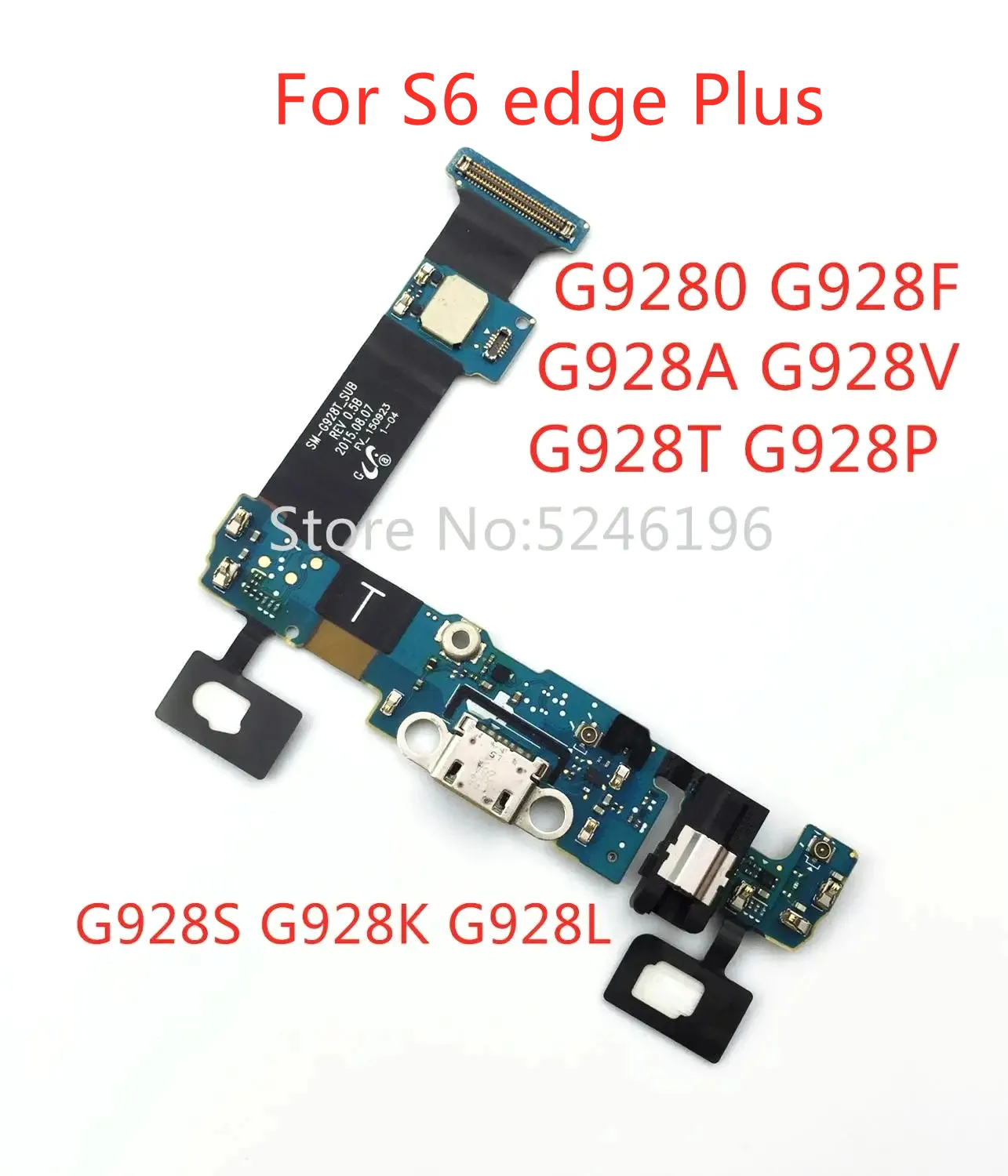 1pcs USB Port Dock Connector Flex Cable For Samsung Galaxy S6 edge Plus ...