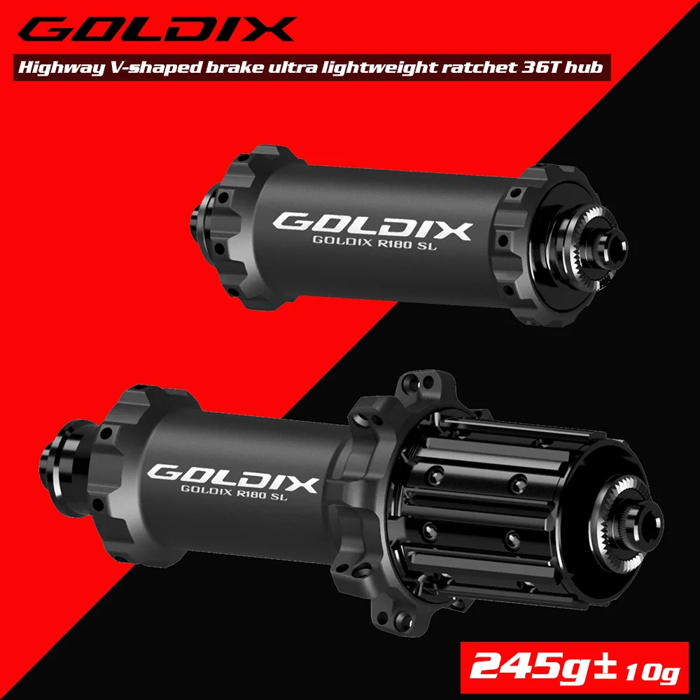 GOLDIX-R180sl-ROAD-Hub-Ultra-Light-20-24-Hole-2-1-Hub-V-Brake-Quick ...