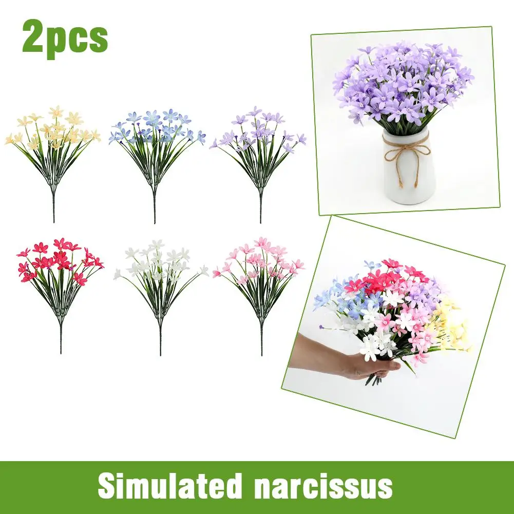 2pcs-Artificial-Orchid-Flowers-Moth-Fake-Flower-For-Wedding-Party-Home ...