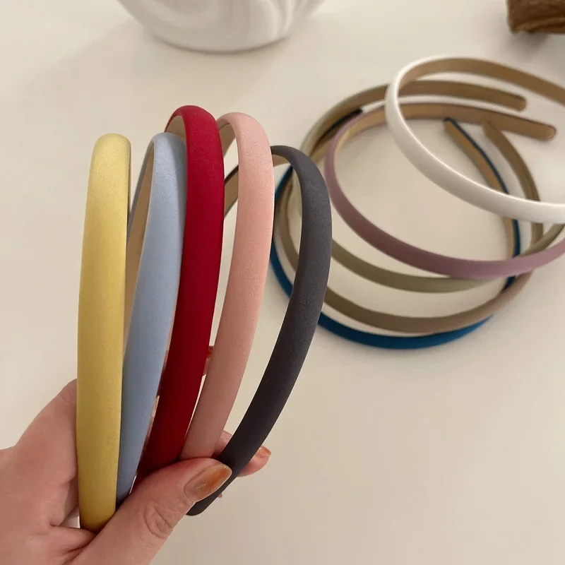 Women-Suede-Headband-Retro-Hairbands-for-Women-Girls-Solid-Color-Hair ...