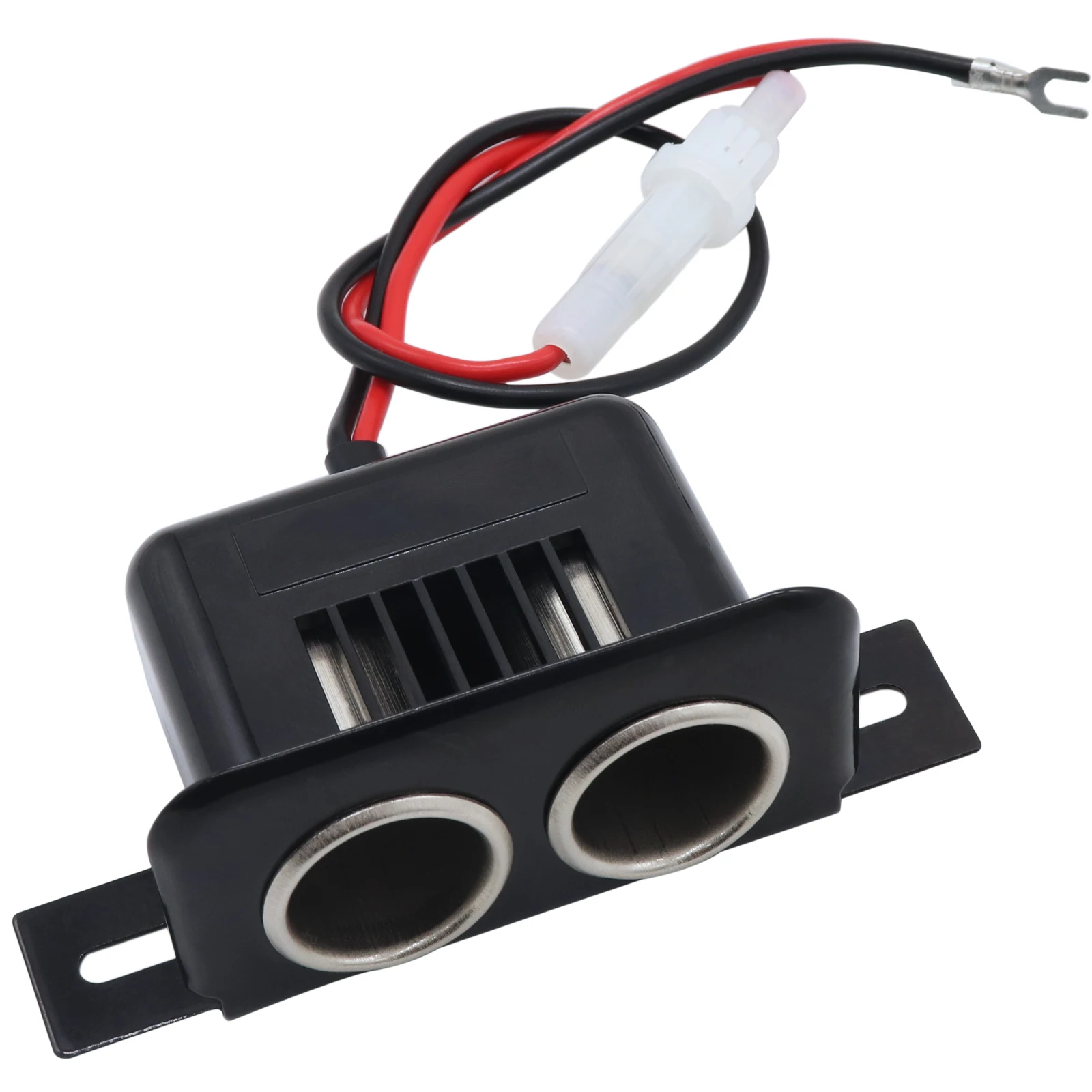 2-Socket-Car-Cigarette-Lighter-Splitter-with-10A-Fuse-12-24V-Car ...
