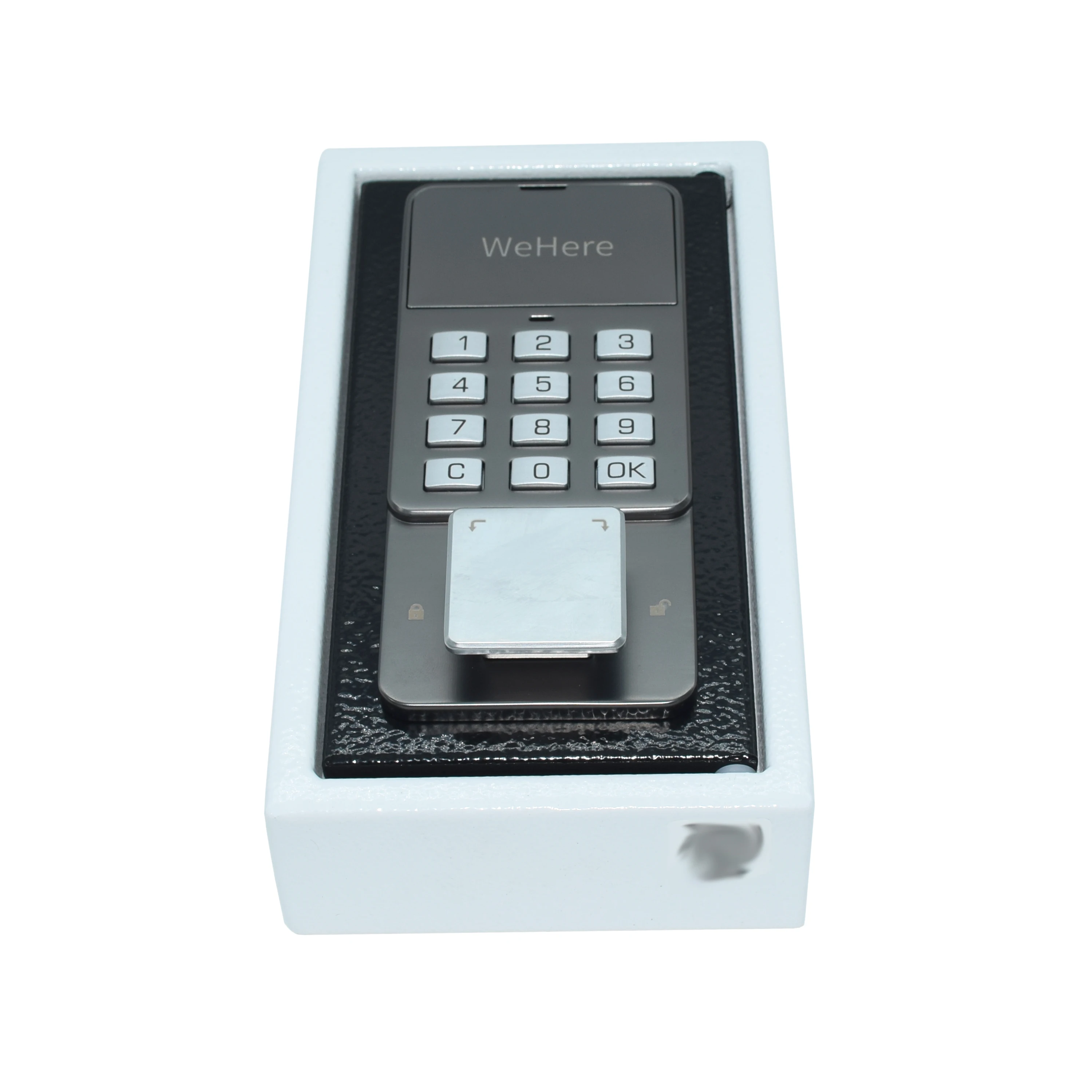OTP Password Lock Box WeHere Key Lock Box Wall Mount - Bluetooth ...