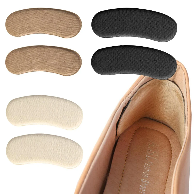Fashion-6pcs-Practical-Sticky-Fabric-Shoes-Back-Heel-Inserts-Insoles ...