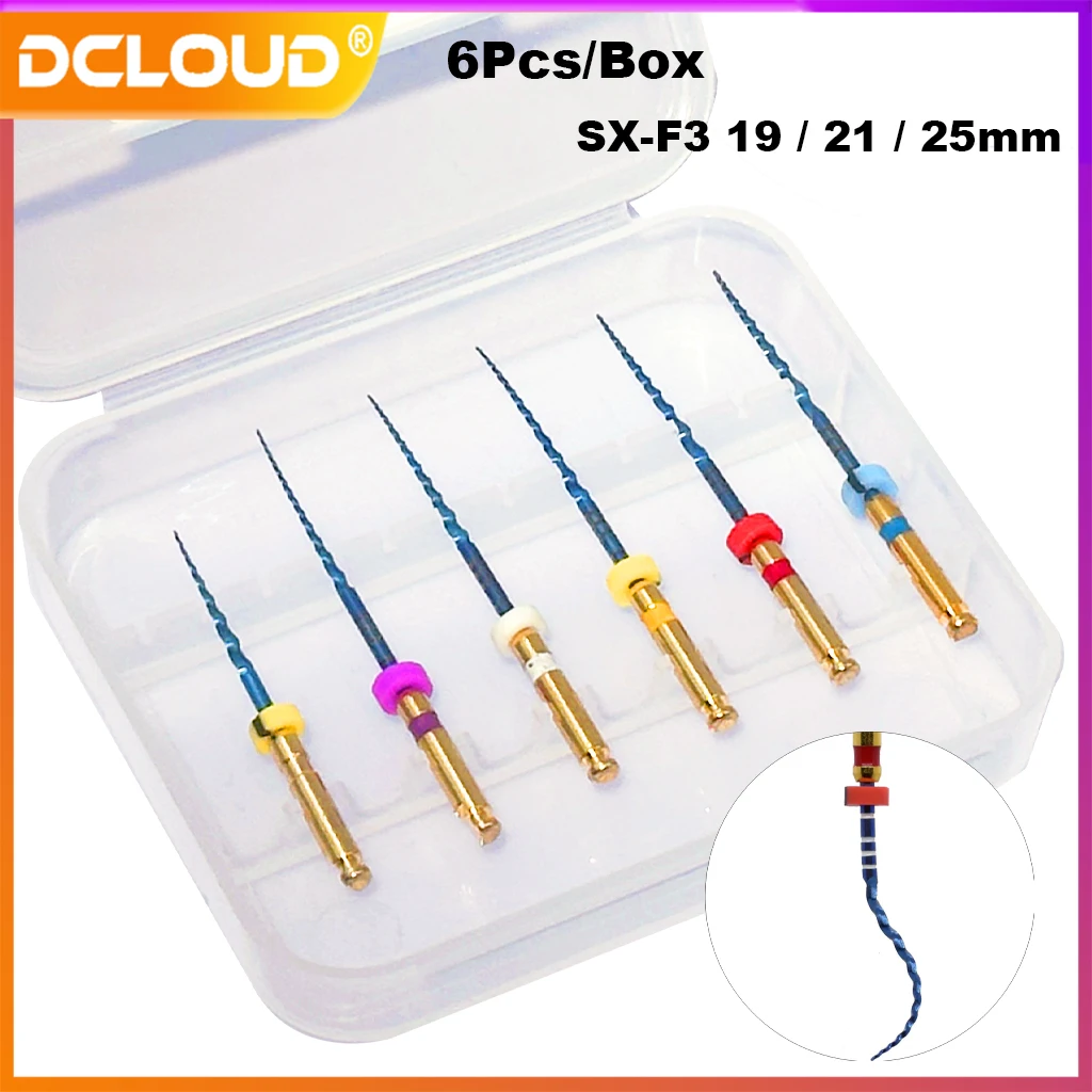 Dental Heat Activated Canal Root Files SX-F3 Files Blue Flexible Files ...