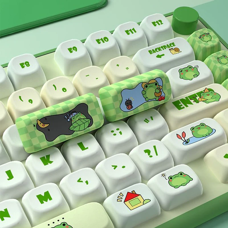 104-Keys-Keycaps-MOT-High-Mechanical-Keyboard-Keycaps-Cute-Little-Frog ...