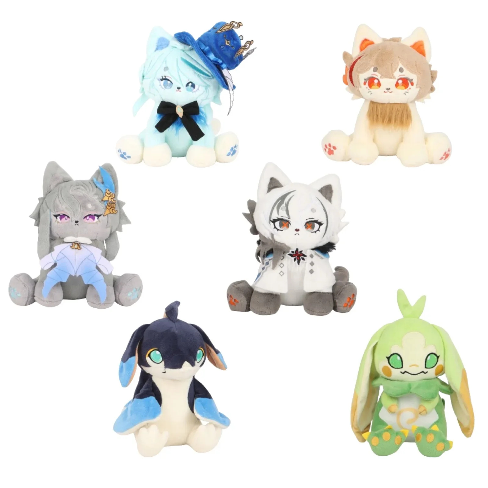 Genshin-Impact-Game-Figura-Anime-Furina-Cat-Plush-Soft-Boneca-Modelo ...