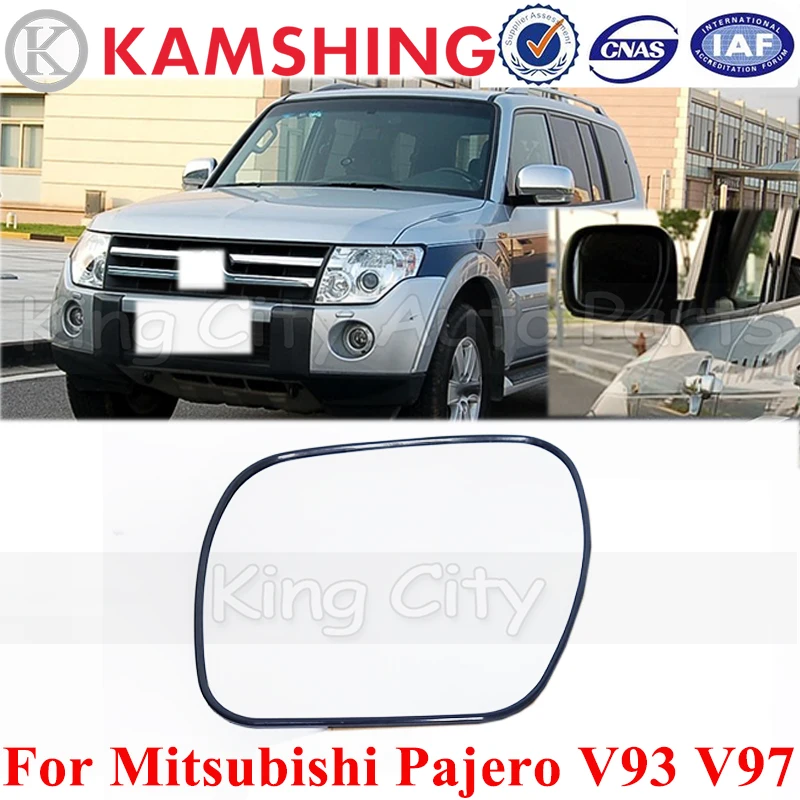 CAPQX For Pajero V93 V97 Car Accessories side rear view Mirror Glass ...