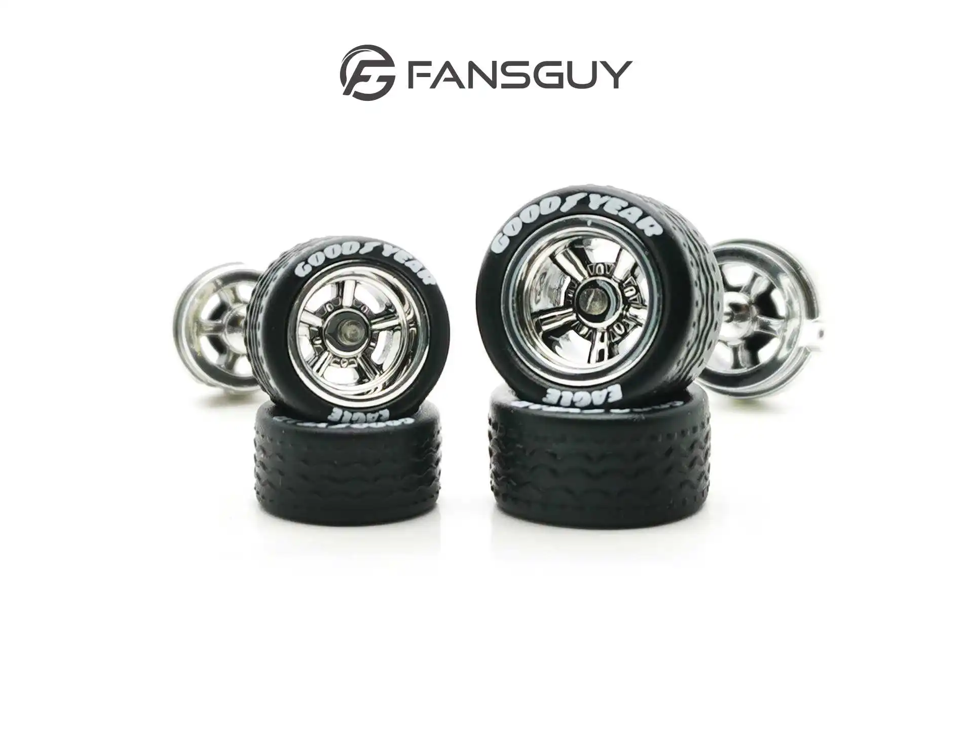 FANSGUY-1Set-1-64-Alloy-Car-Staggered-Front-Small-Rear-Large-Wheel-Gild ...