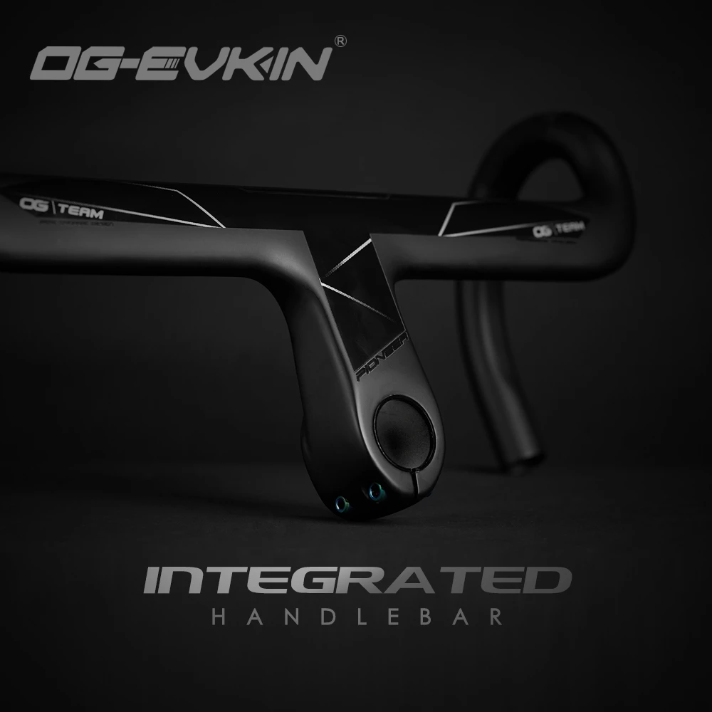 Og-evkin Hb-1300 Carbon Road Integrated Handlebar Od2 28.6/31.8mm ...