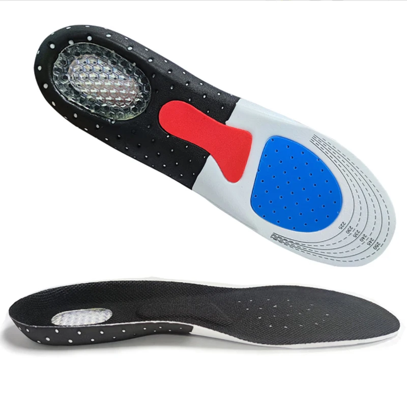 Silicone-Sport-Insoles-Orthotic-Arch-Support-Sport-Shoe-Pad-Running-Gel ...