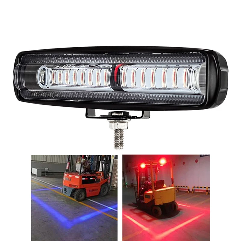 15-LED-30W-Forklift-Truck-RED-Line-Warning-Lamp-Safety-Working-Light-10 ...