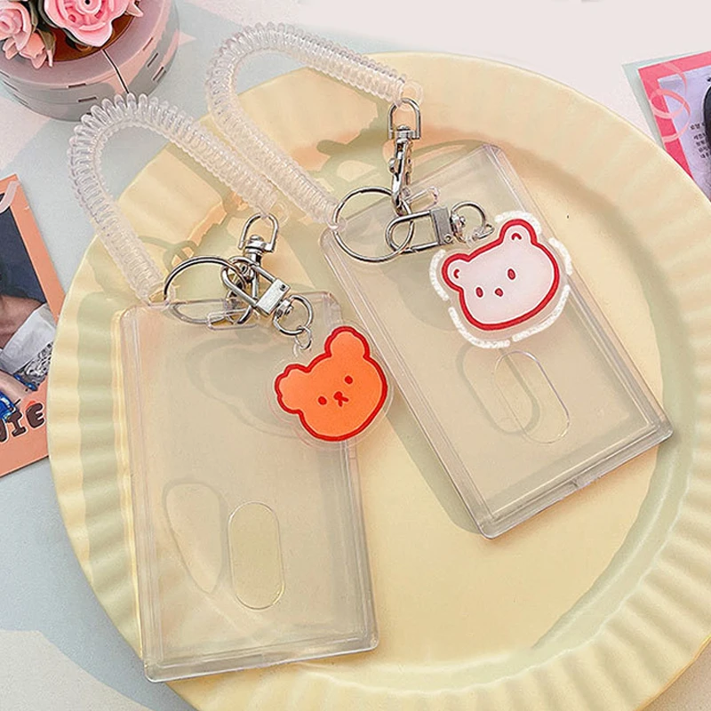 Cute Women Student Card Holder Cover Photo Protector Idol Photo Sleeves ...