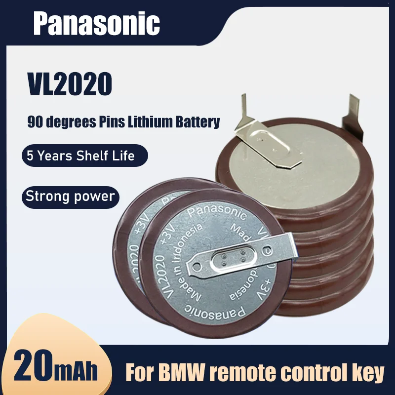 Original-Panasonic-VL2020-2020-3V-20mAh-Rechargeable-Lithium-Batteries ...