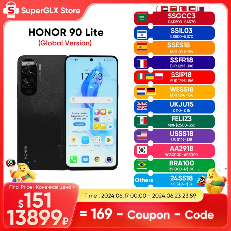 Honor 90 Lite - Full phone specifications