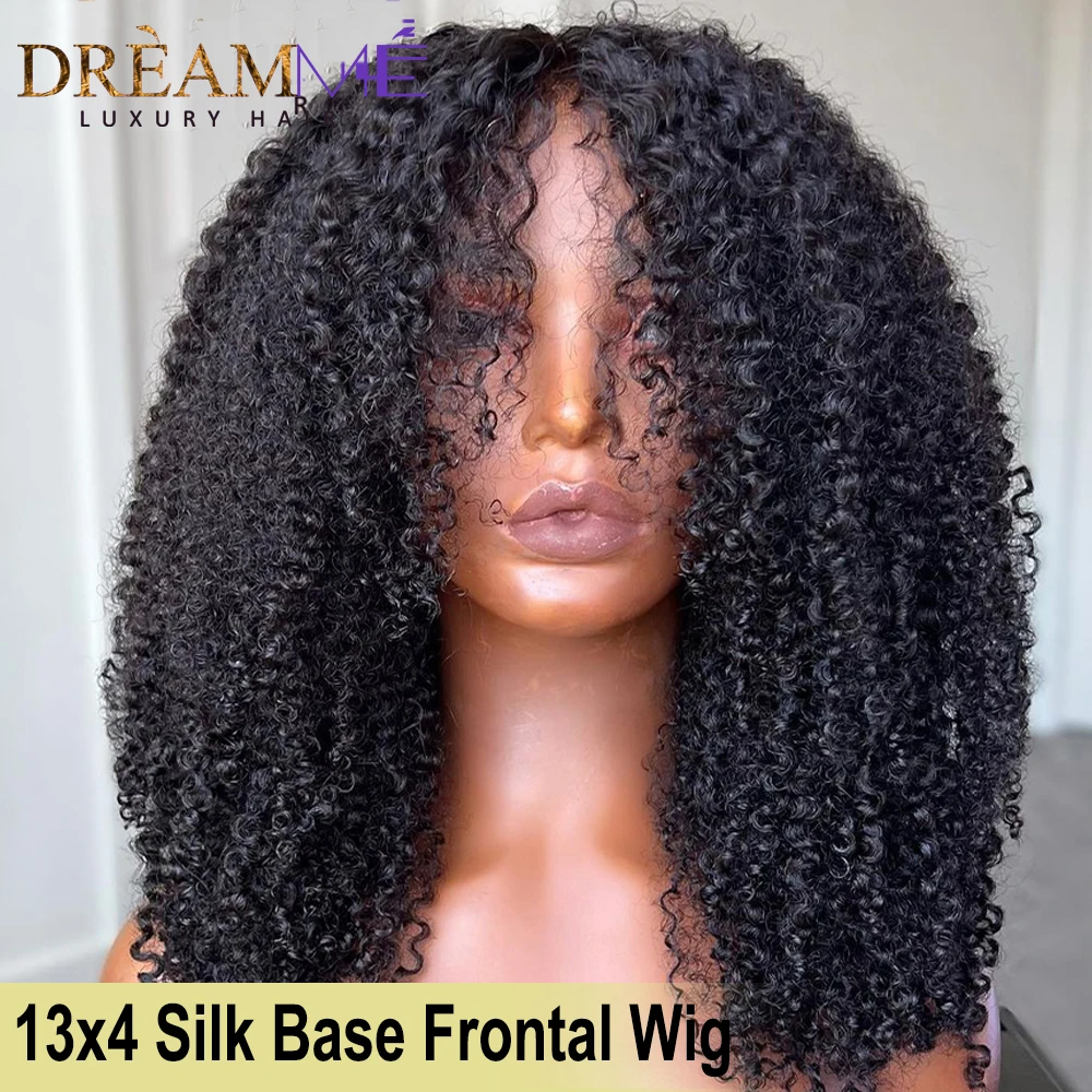 Mongolian-Kinky-Curly-Wig-13x4-Slik-Base-Lace-Front-Human-Hair-Wig-With ...