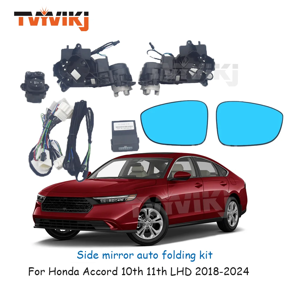 Side-Rearview-Mirror-Auto-Folding-Motor-Upgrade-kit-Module-For-Honda ...