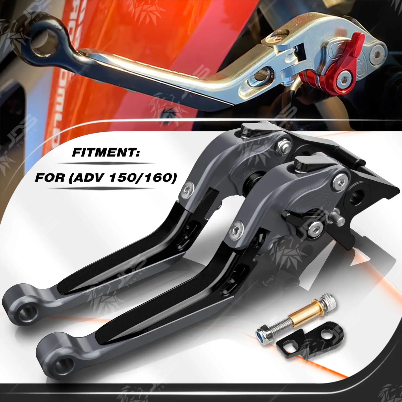 For-Honda-ADV150-ADV160-2019-Present-Parking-Brake-Lever-Set-Folding ...