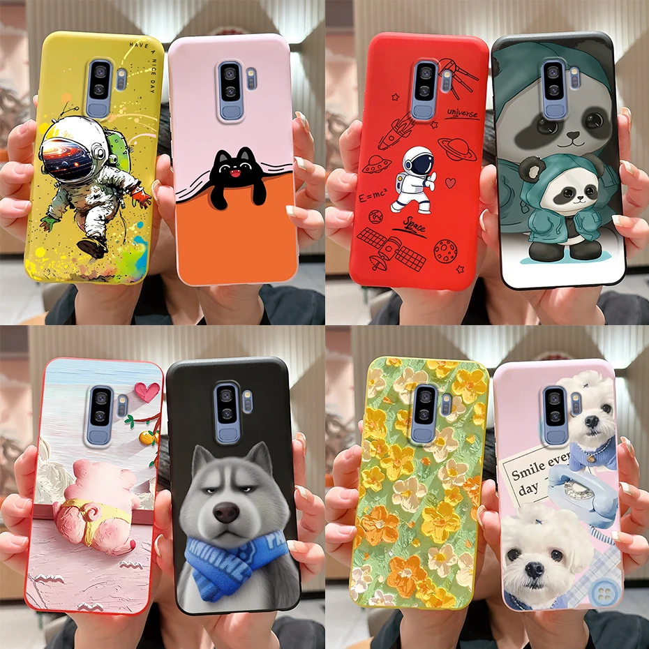 Case For Samsung Galaxy S9 Case G960F Astronaut Cover Silicone Phone ...