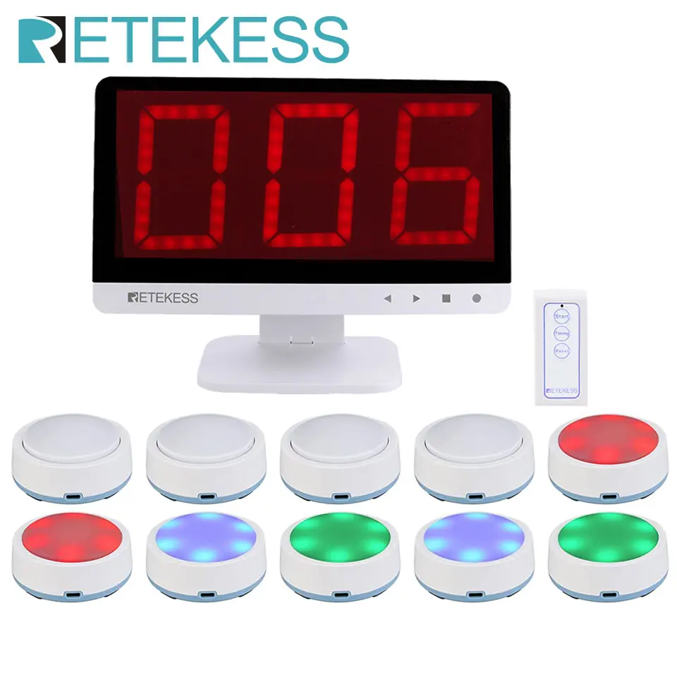 Retekess-TM101-Quiz-Answer-Game-Buzzer-System-3-Answer-Mode-4-Color ...