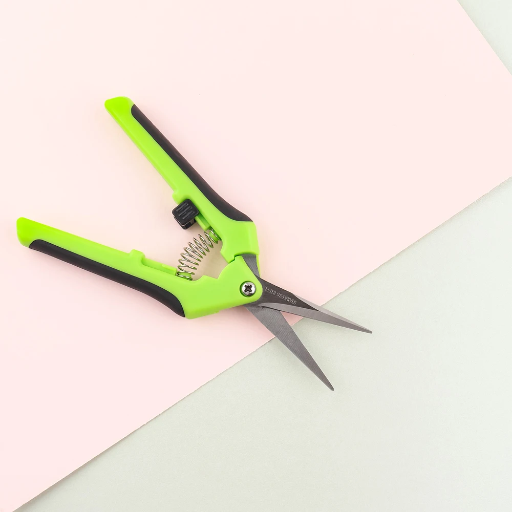 Ergonomic-Spring-Action-Scissors-Stainless-Steel-Blades-Spring-Loaded ...