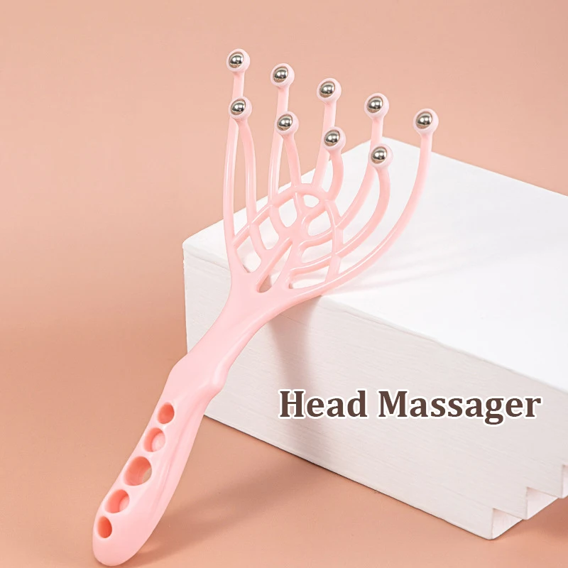 9-Claws-Head-Massger-Streamlined-Ball-Body-Relaxation-Scalp-Massage ...