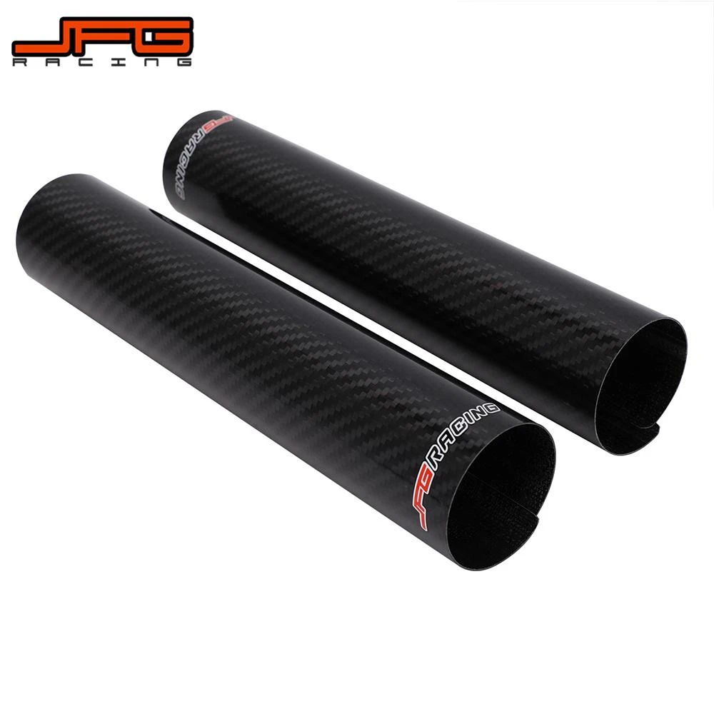 Motorcycle 150-250MM Carbon Fiber Adjustable Front Fork Shock Guard ...