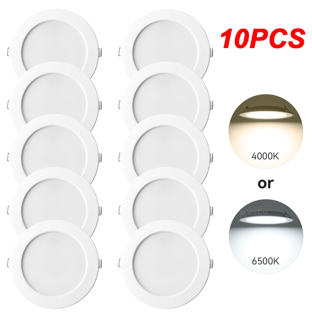 10Pcs-Lot-Led-Downlight-220V-Ceiling-Light-5W-7W-9W-12W-20W-Recessed ...
