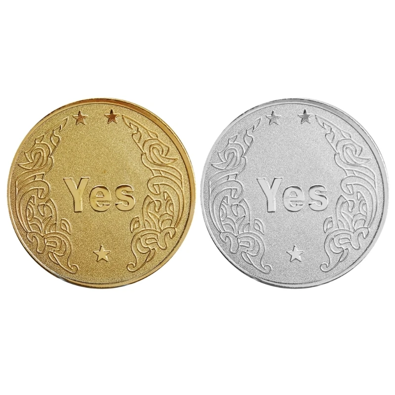 1PC-Creative-Coin-Collectible-Great-Gift-YES-or-NO-Decision-Coin-Art ...
