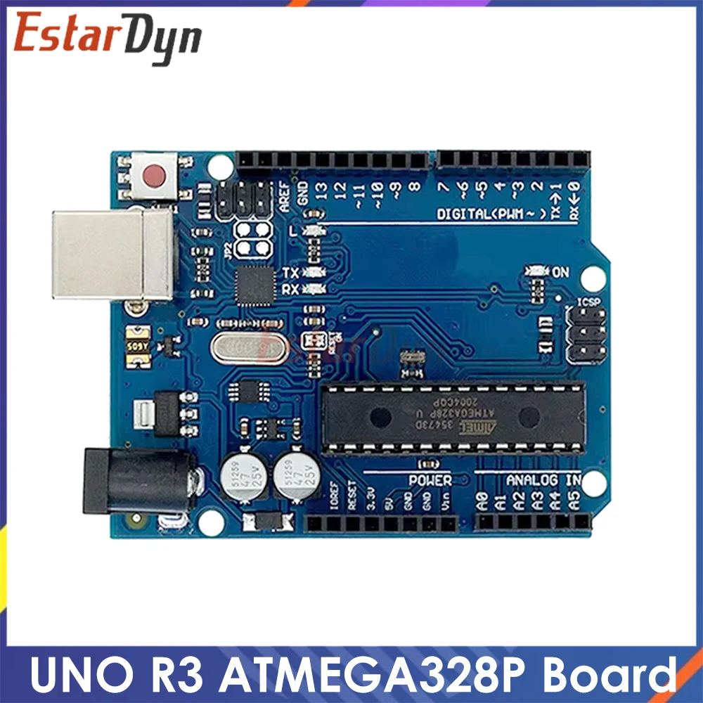 Placa de desarrollo Arduino UNO R3 ATmega328P con cable USB para ...