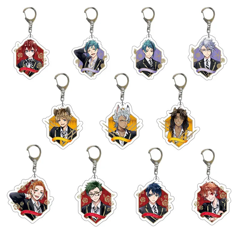 Twisted Wonderland Grim Riddle Acrylic Keychain Jewelry Game Related ...