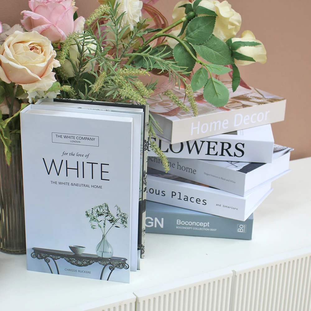 Fake Book Photography Props Simple Modern English Decoration Props Book ...
