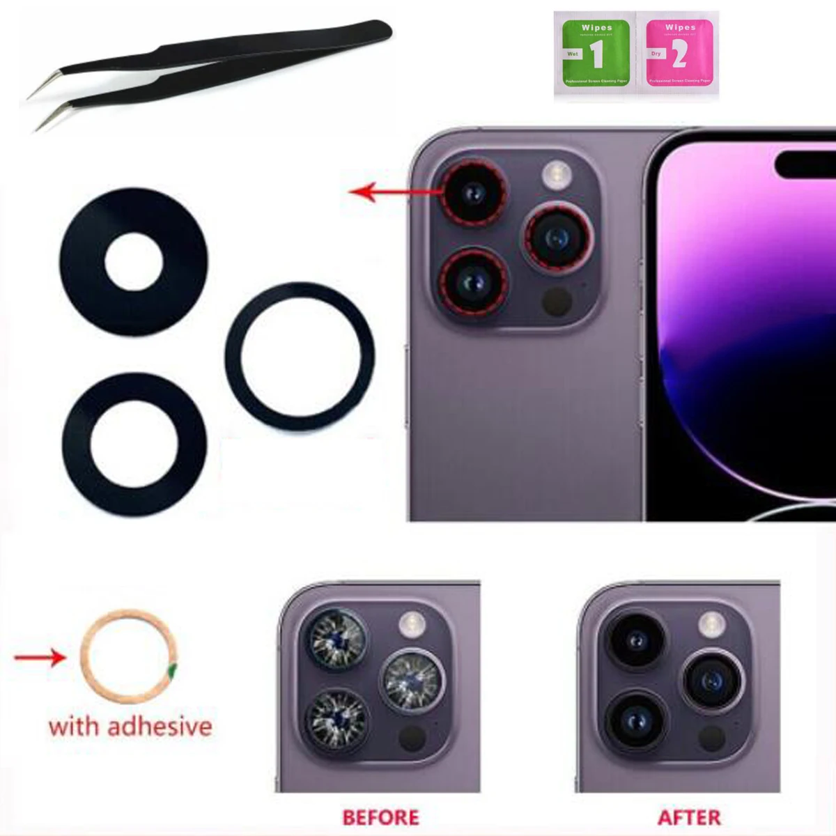 SapphireBack-Camera-Glass-Lens-Replacement-for-iPhone-14-pro-max-14 ...